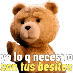 lo que necesitan son mis besitos claro como soy yo lo necesito besitos ...
