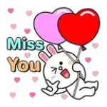 miss you ️ - getsticker.com - Stickers for WhatsApp and iMessage ...