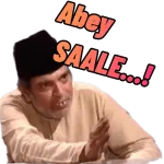 Abey SAALE...! - getsticker.com - Stickers for WhatsApp and iMessage ...