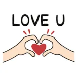 I love you 😘 ️ 💕 - getsticker.com - Stickers for WhatsApp and iMessage ...