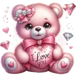 pink bears love u🌹 - getsticker.com - Stickers for WhatsApp and ...